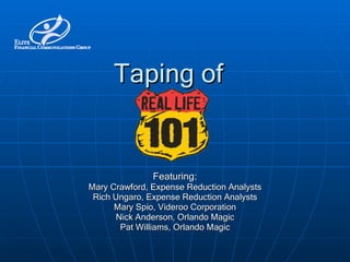 Real life 101 show | PPT | Television | Entertainment