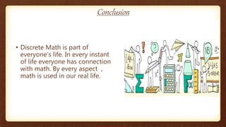 Real life application of discrete math | PPTX