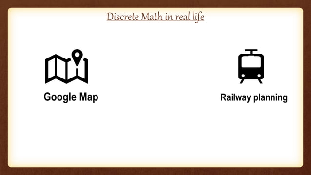 Real life application of discrete math | PPTX