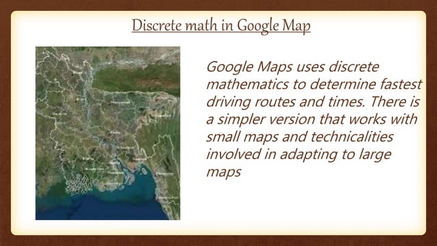 Real life application of discrete math | PPTX