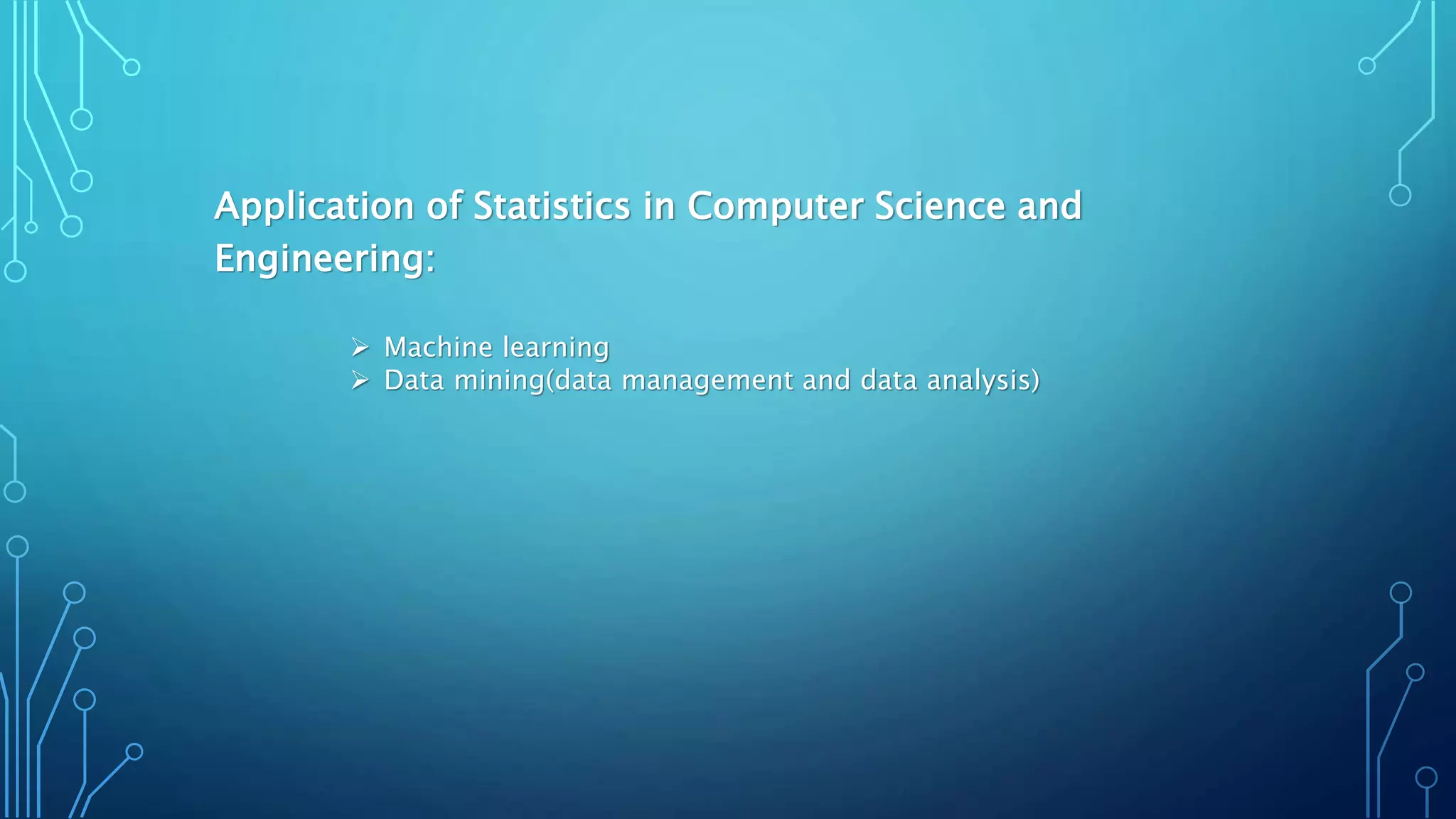Real life application of statistics in engineering | PPTX