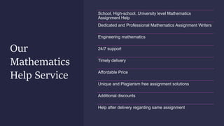 Real Life Applications of Mathematics | PPTX