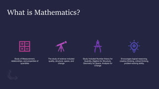 Real Life Applications of Mathematics | PPTX