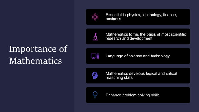 Real Life Applications of Mathematics | PPTX | Education