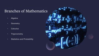 Real Life Applications of Mathematics | PPTX