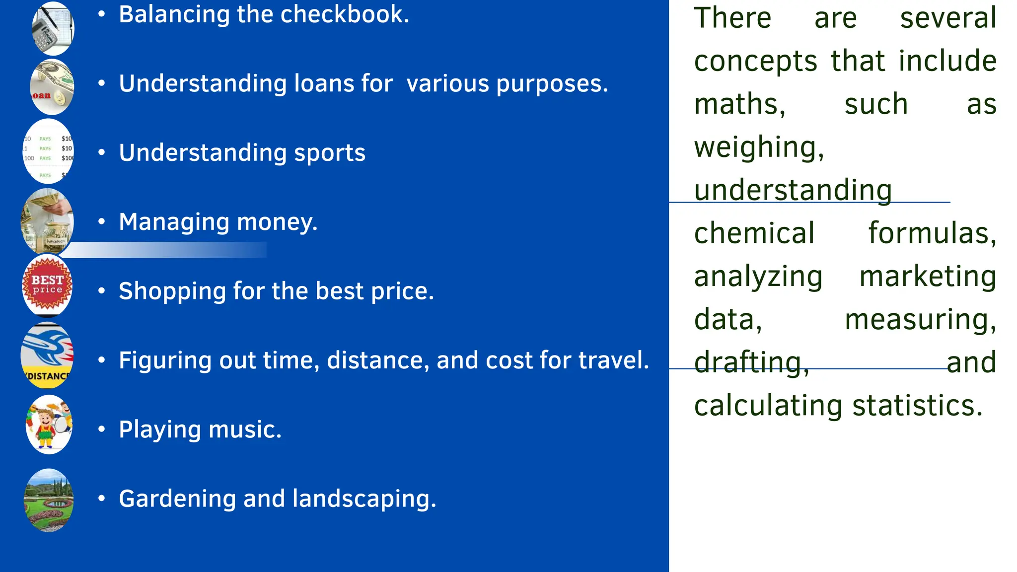 Real Life Applications of Mathematics.pptx | Physics | Science