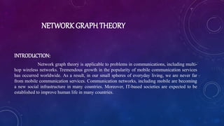 real life applications of network in graph theory.pptx