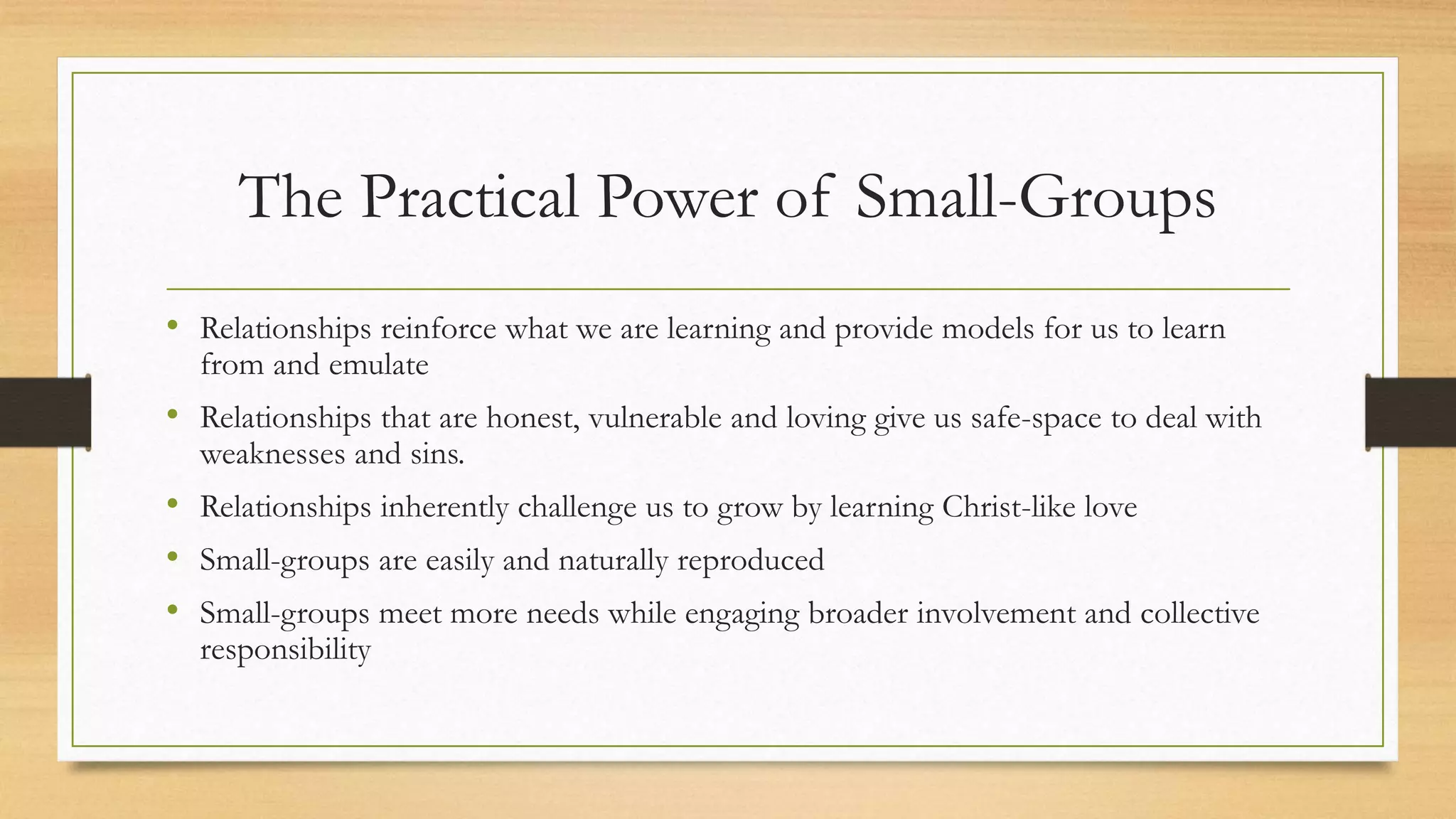 Real life discipleship - intro | PPTX