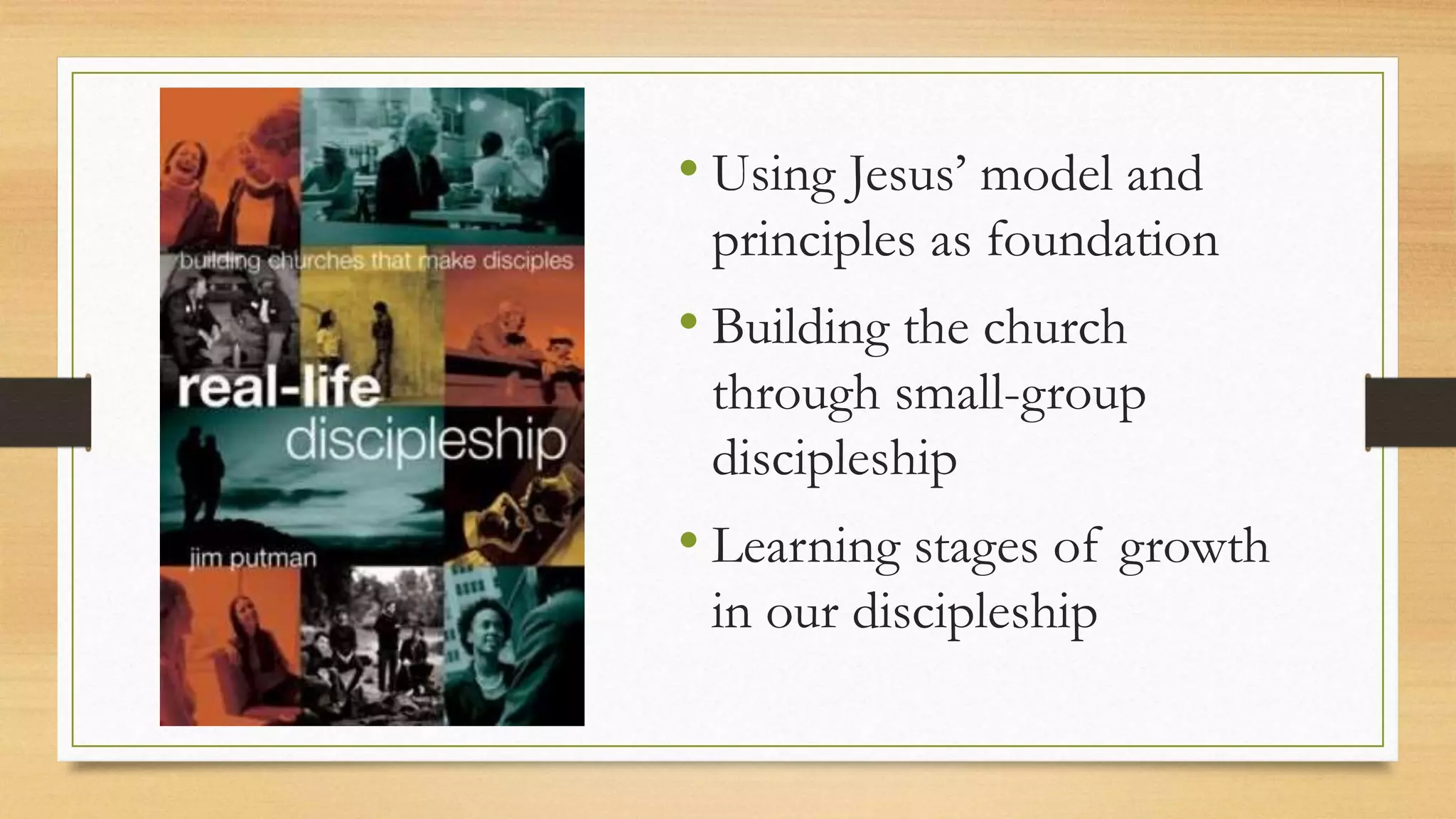 Real life discipleship - intro | PPTX