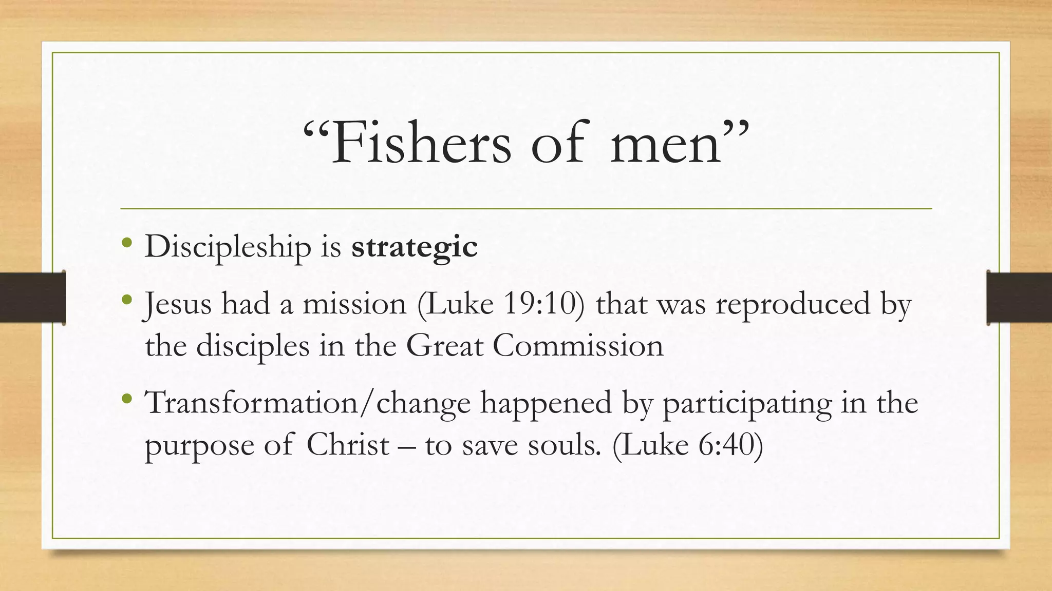 Real life discipleship - intro | PPTX