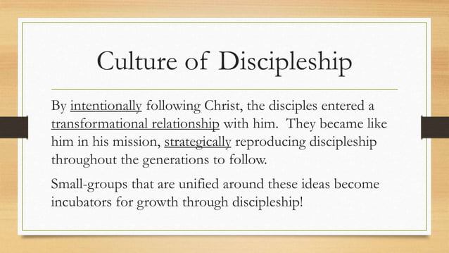 Real life discipleship - intro | PPTX