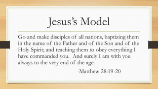 Real life discipleship - intro | PPTX