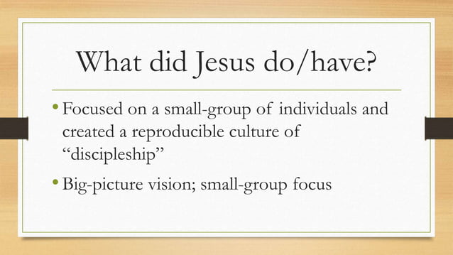 Real life discipleship - intro | PPTX