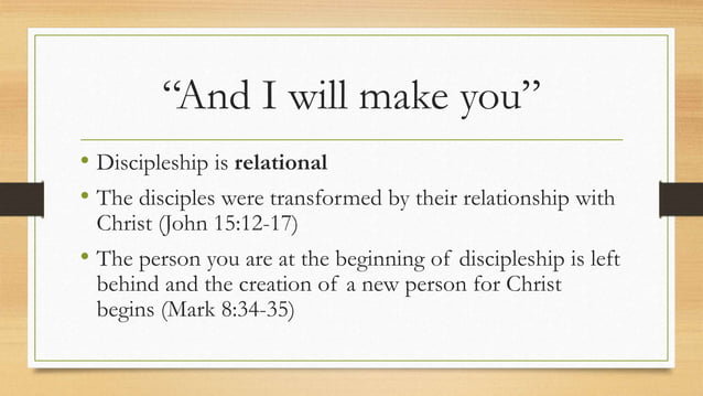 Real life discipleship - intro | PPTX