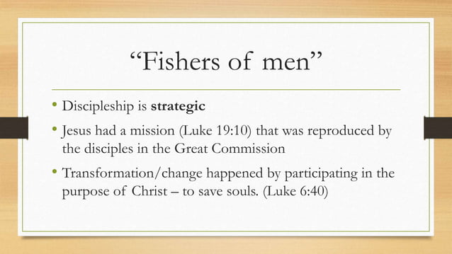 Real life discipleship - intro | PPTX