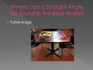Real life examples of geometric angles | PPTX