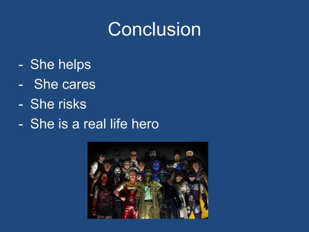 Real life hero | PPTX