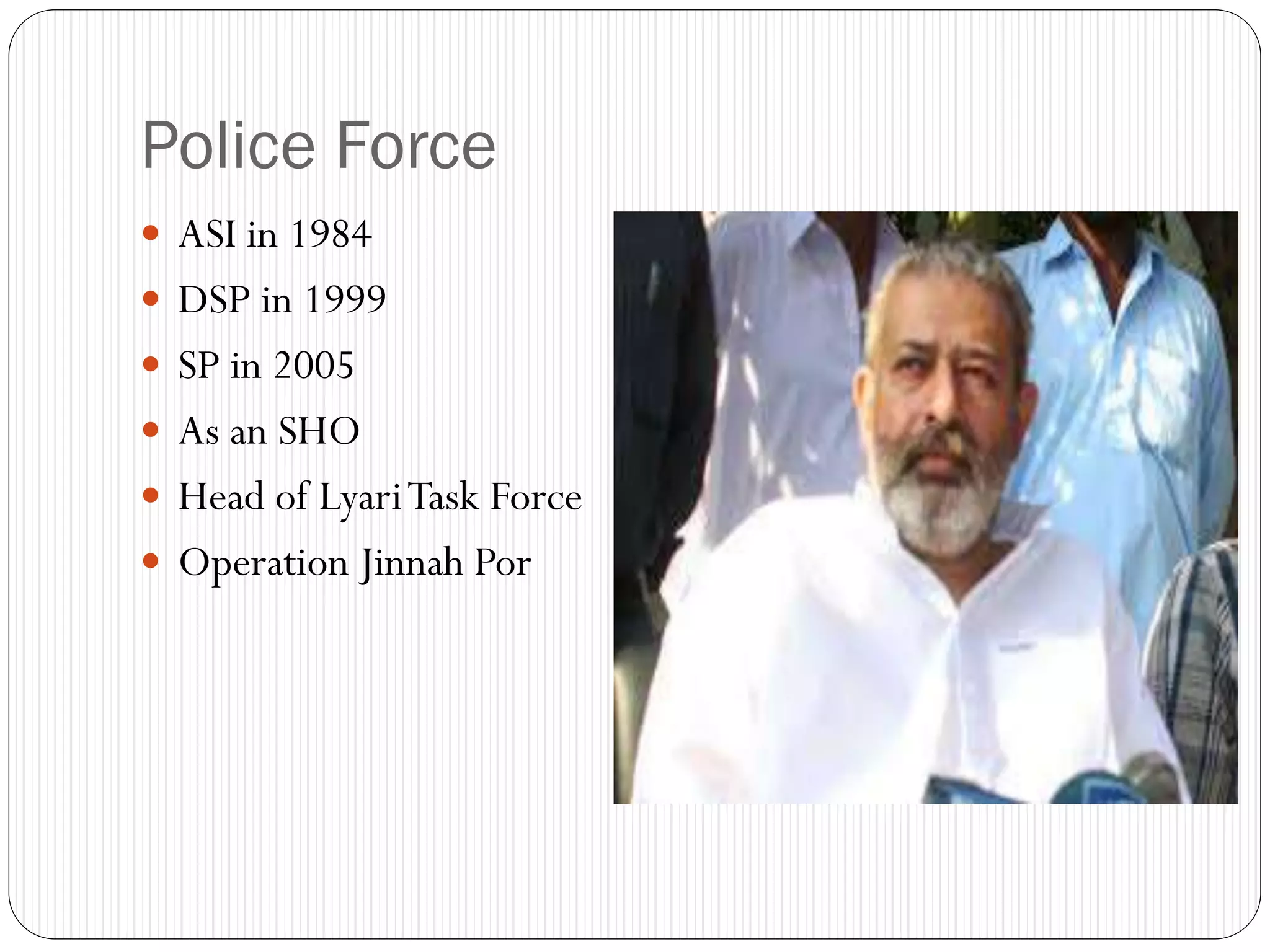 Real life hero(Chaudhary Muhammad Aslam Khan) | PPT