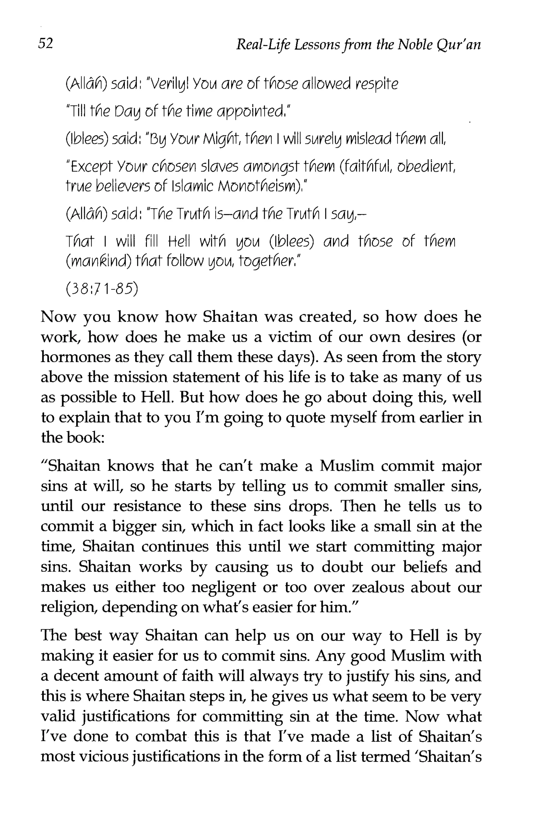 Real Life Lessons from the Holy Quran | PDF