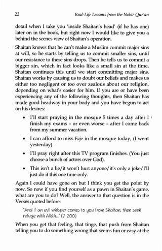 Real Life Lessons from the Holy Quran | PDF