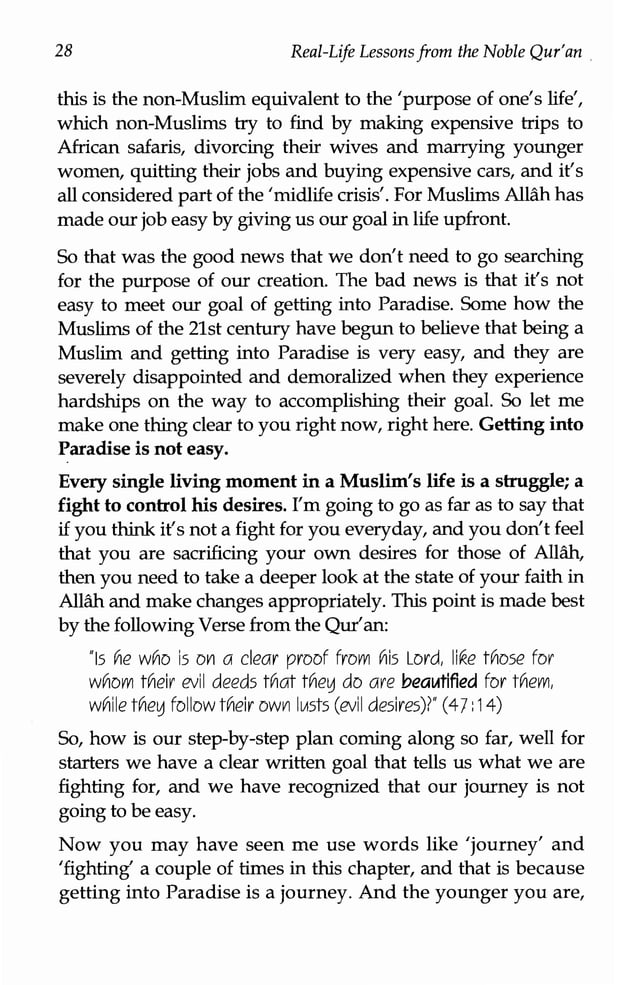 Real Life Lessons from the Holy Quran | PDF