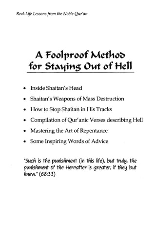 Real Life Lessons from the Holy Quran | PDF