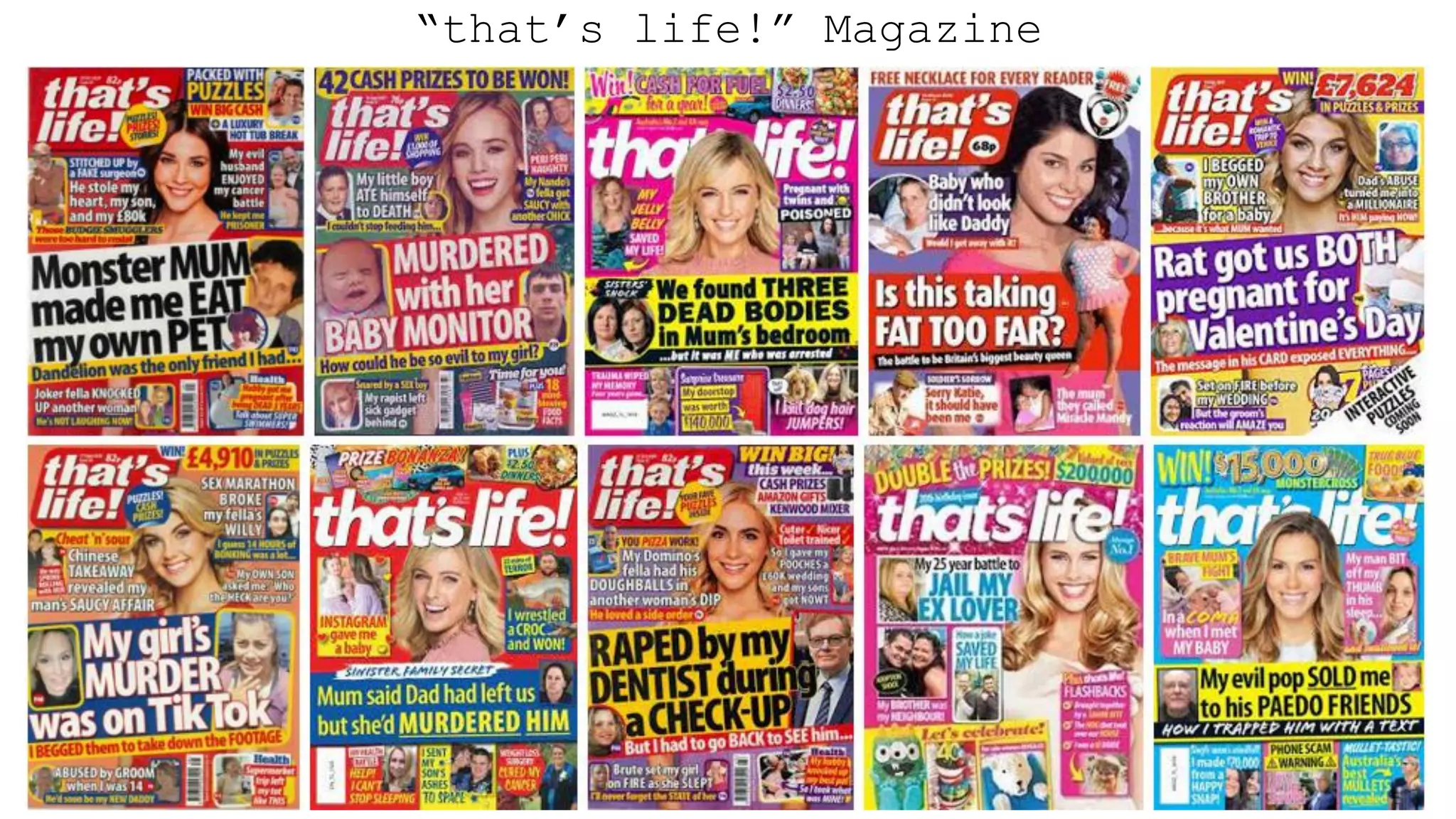 Real Life Magazines Research | PPT