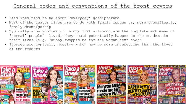 Real Life Magazines Research | PPT