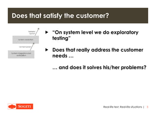 Real life test; real life situations | PPTX | Computer Software and ...