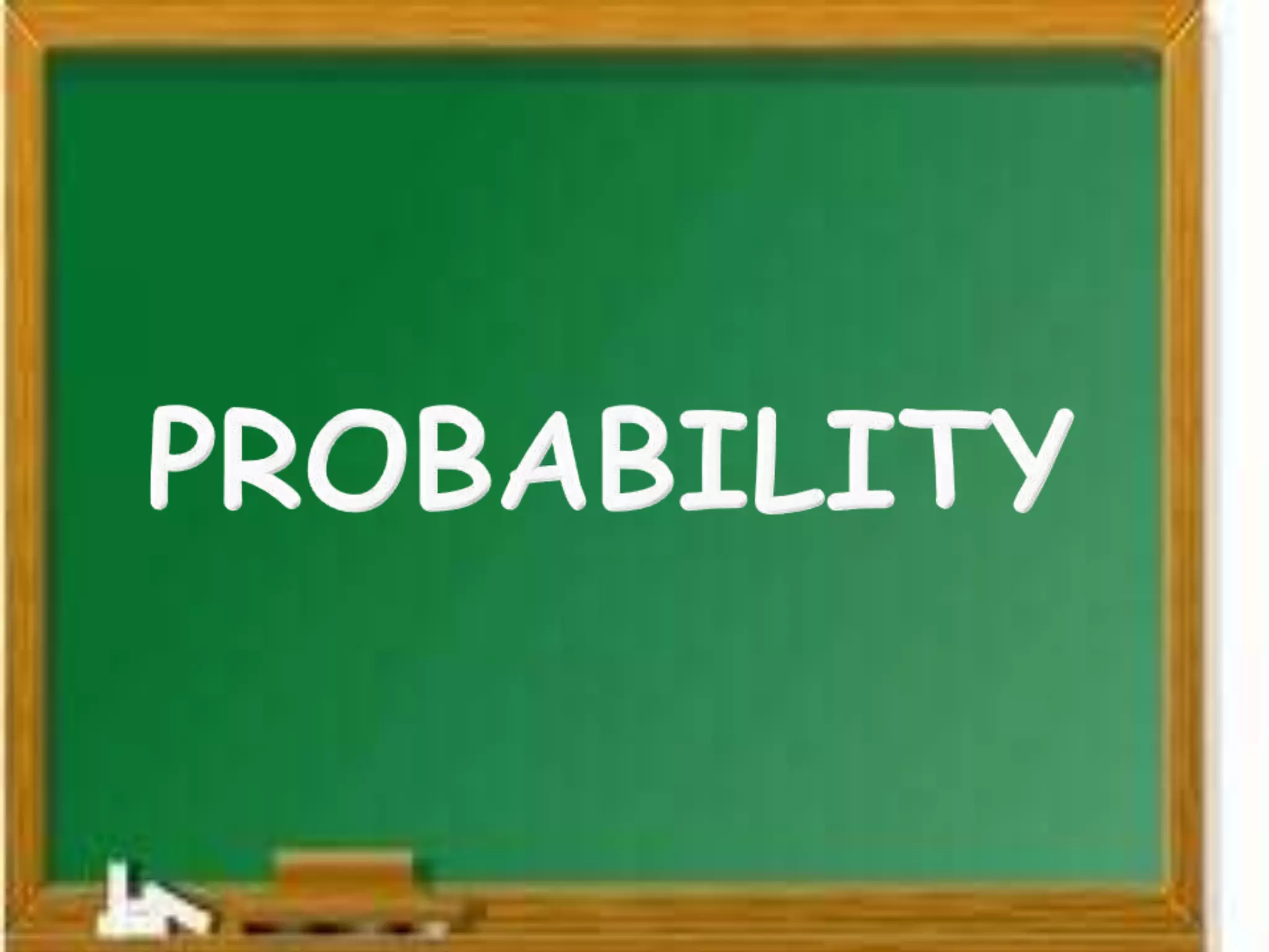 Real life use of probability. | PPTX