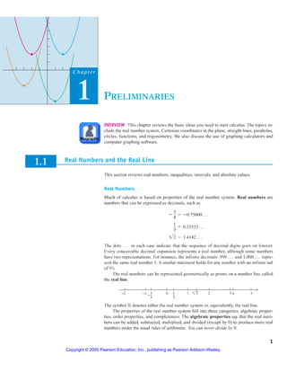 Real line and real numbers | PDF