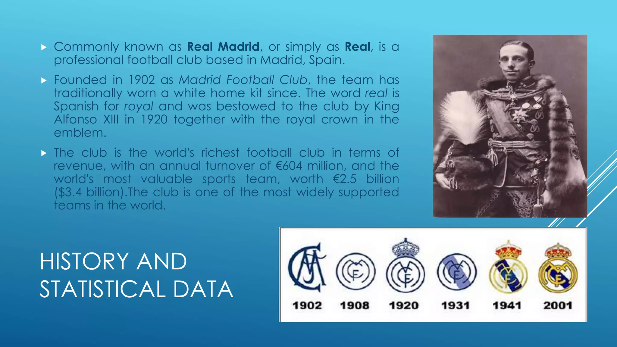 REAL MADRID CF PRESENTATION | PPTX