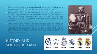 REAL MADRID CF PRESENTATION | PPTX