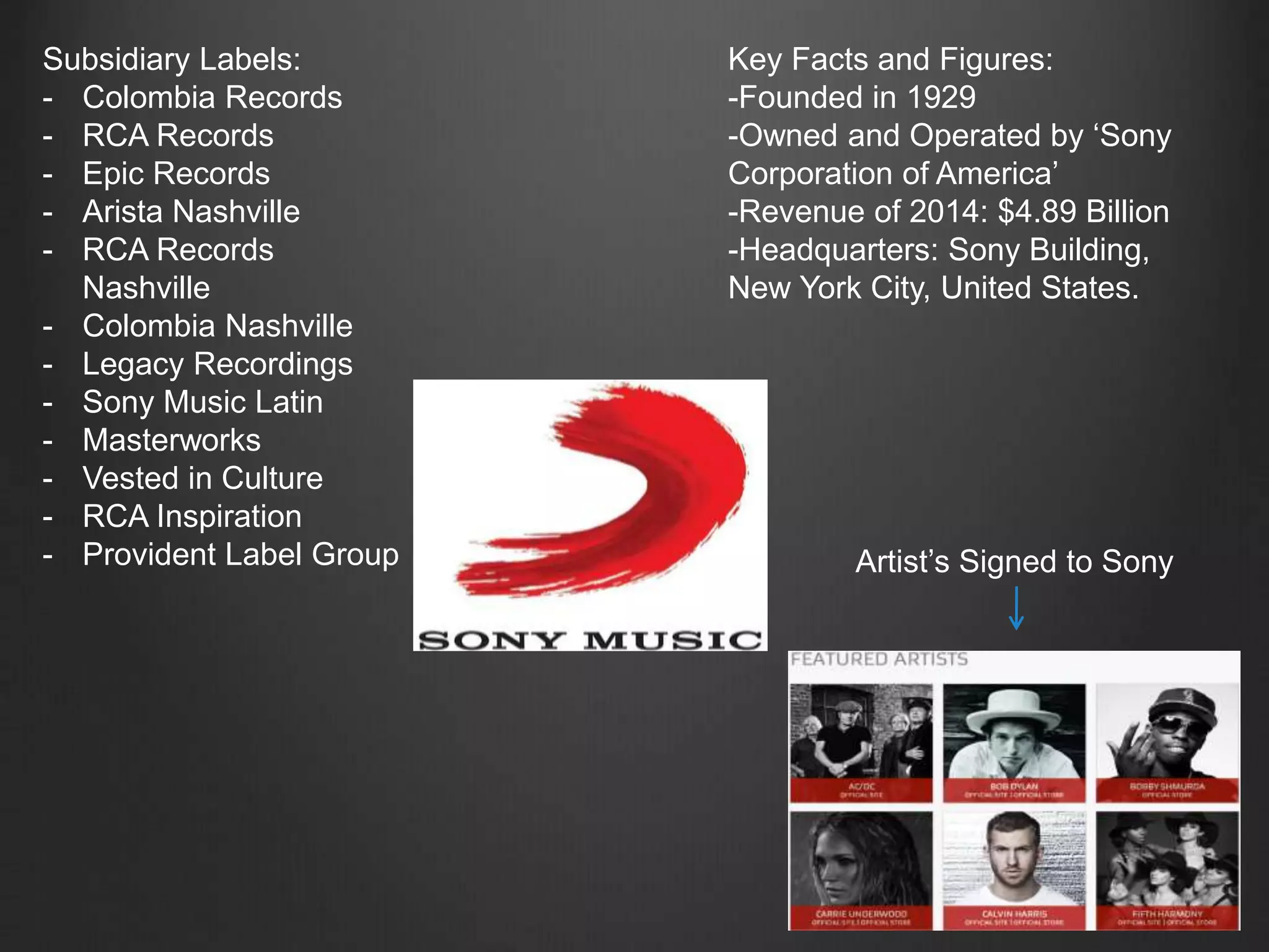 Major Record Labels | PPT