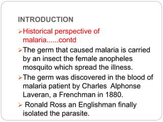 real malaria presentation worldwide and in subSaharan africa and it's ...