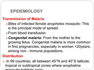 real malaria presentation worldwide and in subSaharan africa and it's ...