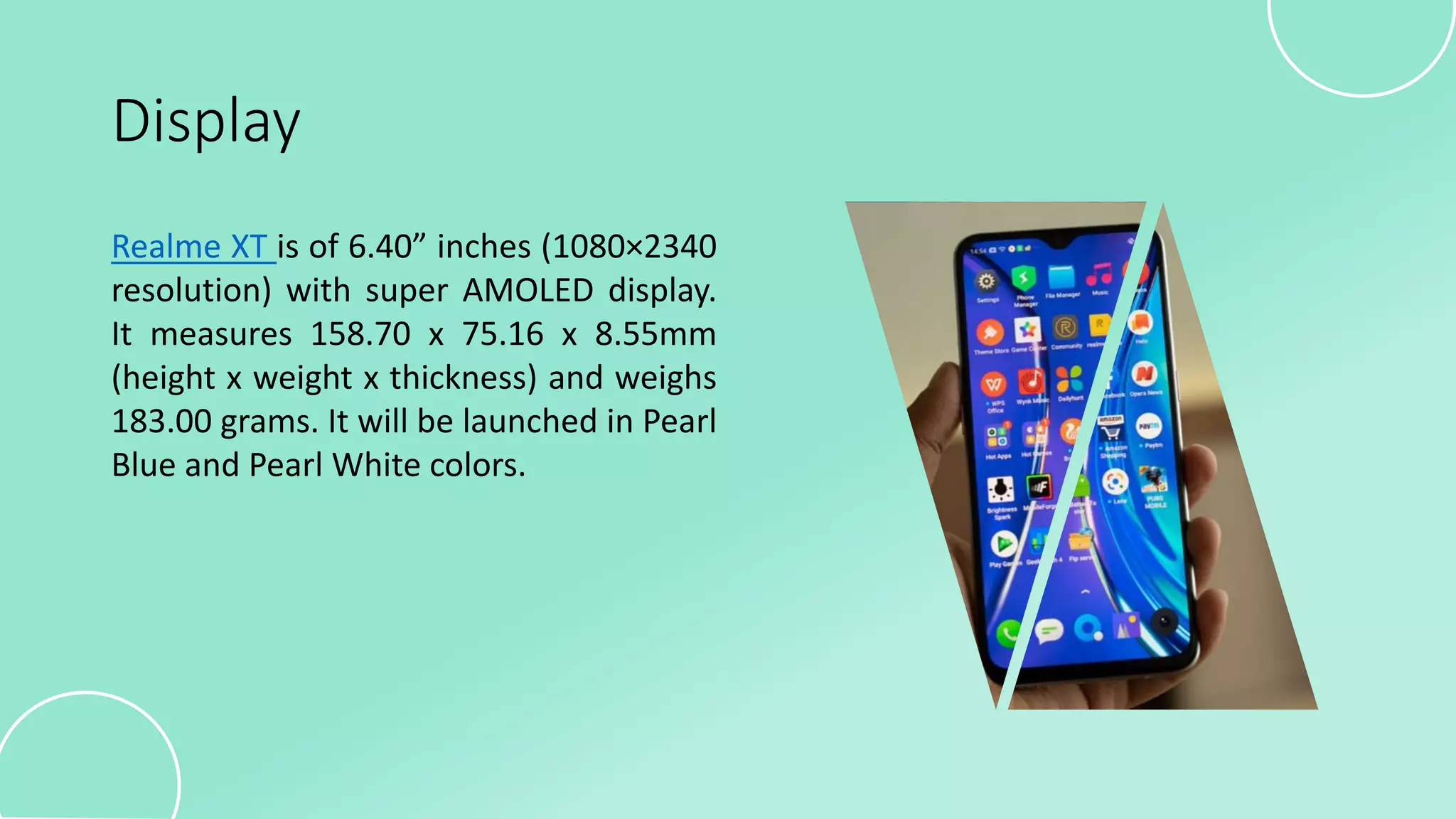 Realme XT Overview & Specifications | PPT