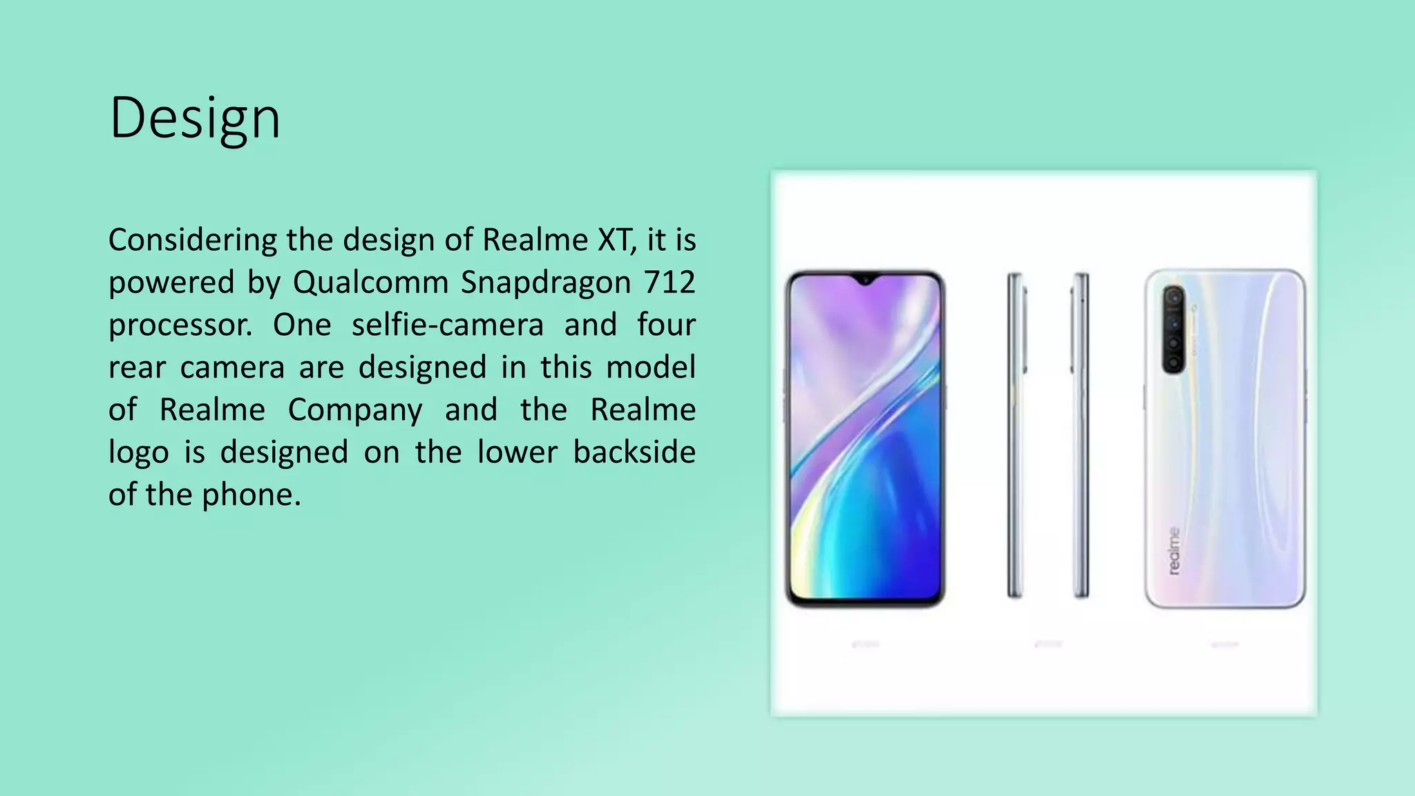 Realme XT Overview & Specifications | PPT