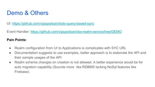 Realm integration | PPT
