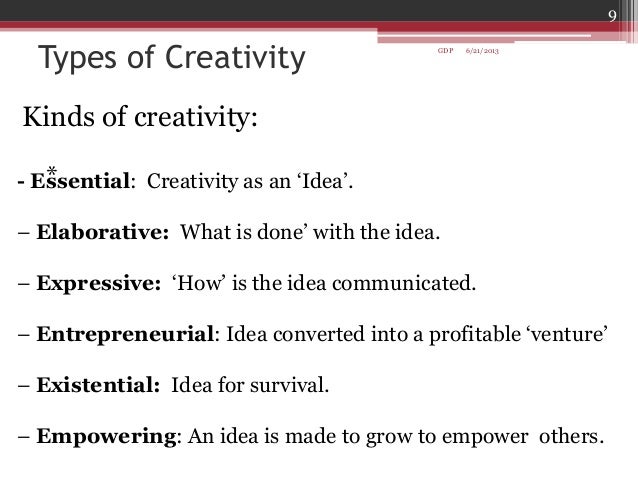Realms of Creativity