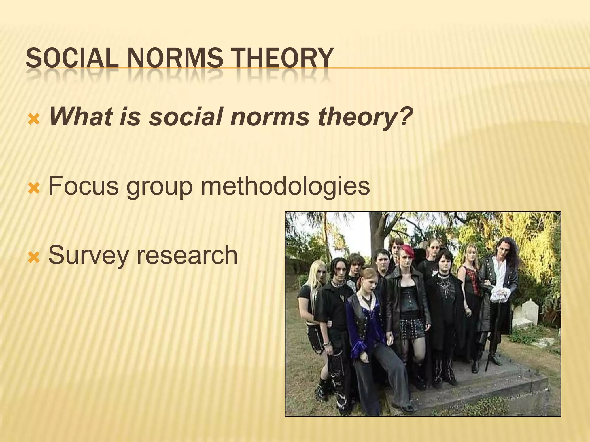 Social norms theory | PPTX