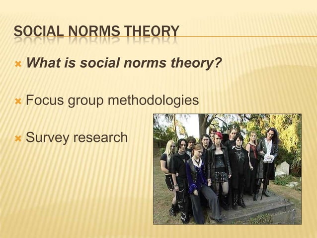 Social norms theory | PPTX