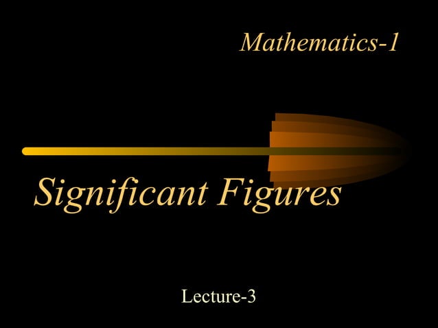 Real No+Significant Figures | PPT
