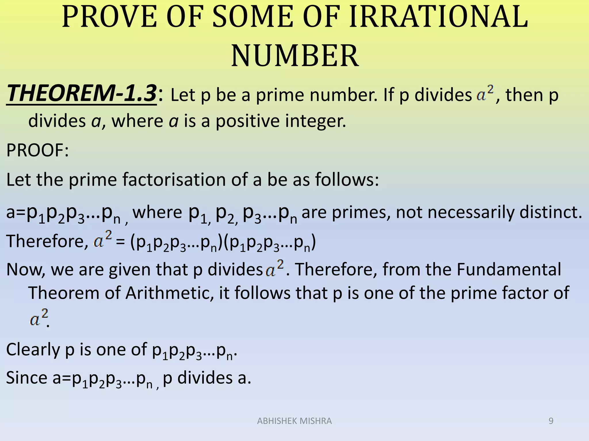 Real number Class 10th | PPTX