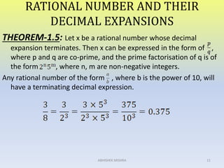 Real number Class 10th | PPTX