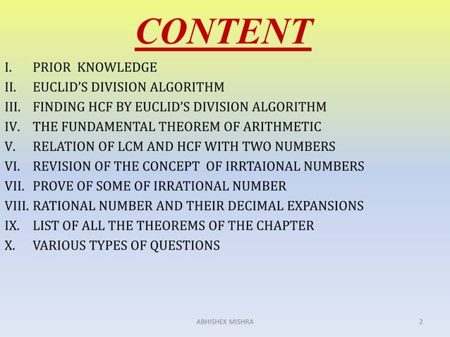 Real number Class 10th | PPTX