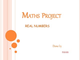 Real numbers | PPTX