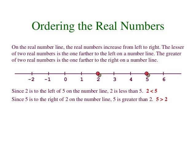 Real Numbers