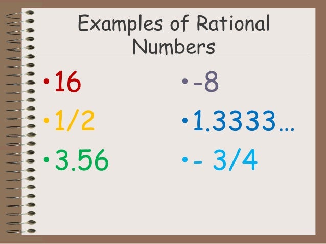 Real Numbers System Real Numbers System