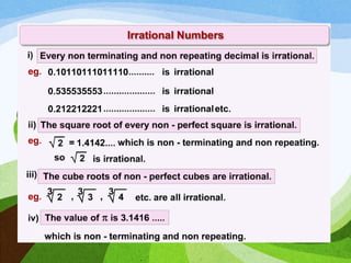 Real Numbers | Ppt